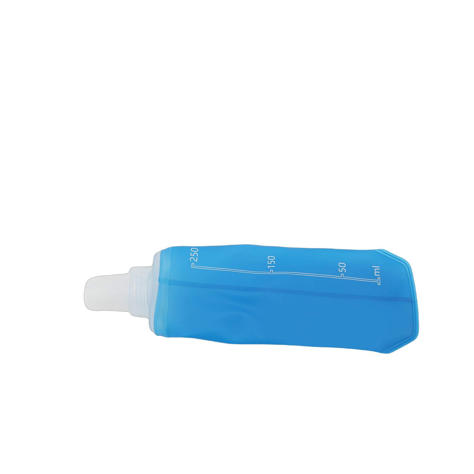 2 мягкие складные бутылки из ТПУ с герметичной крышкой для воды, подходящие для езды на велосипеде, бега, походов, синего цвета, 250 мл.