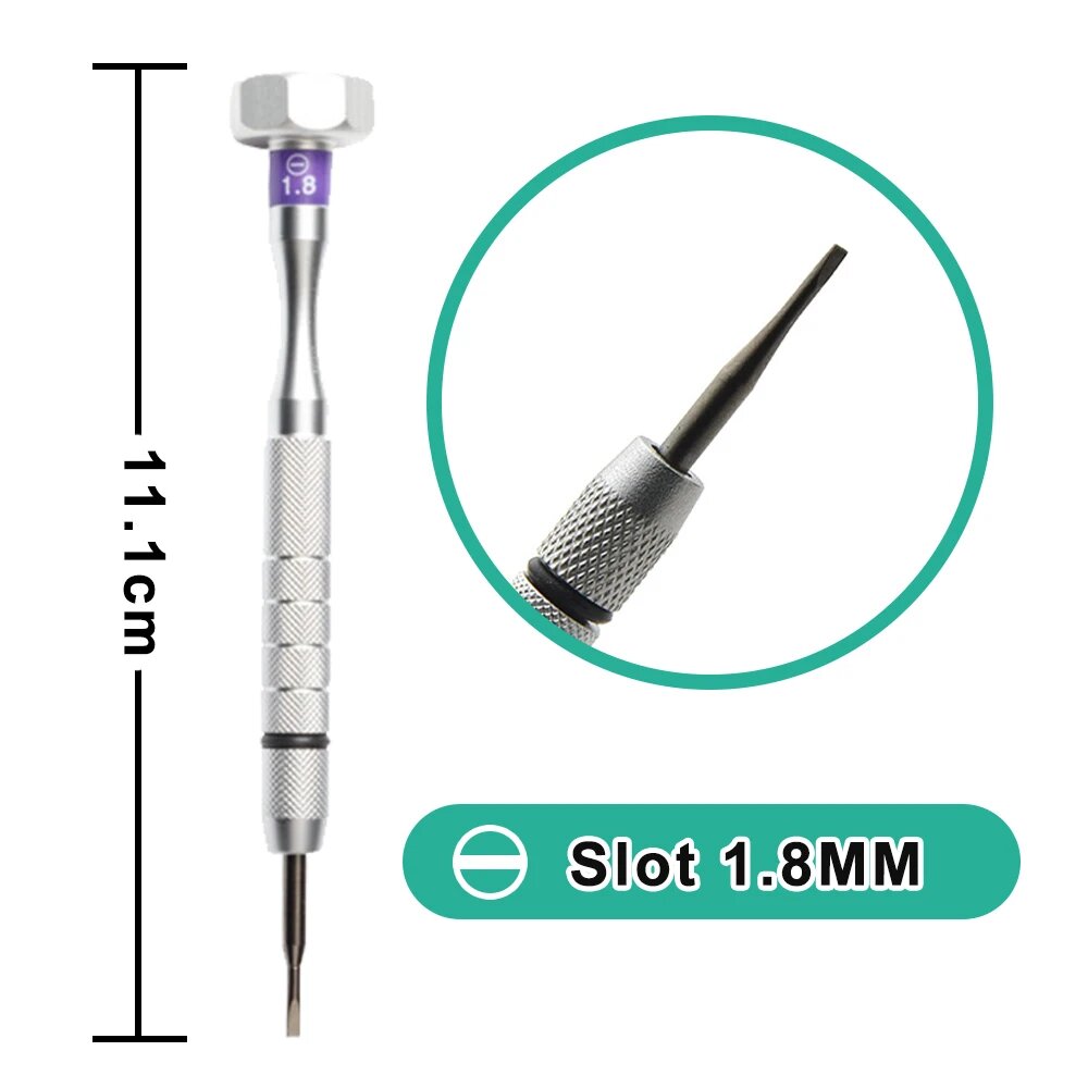 Набор отверток из нержавеющей стали SS002 Slot 1.8MM