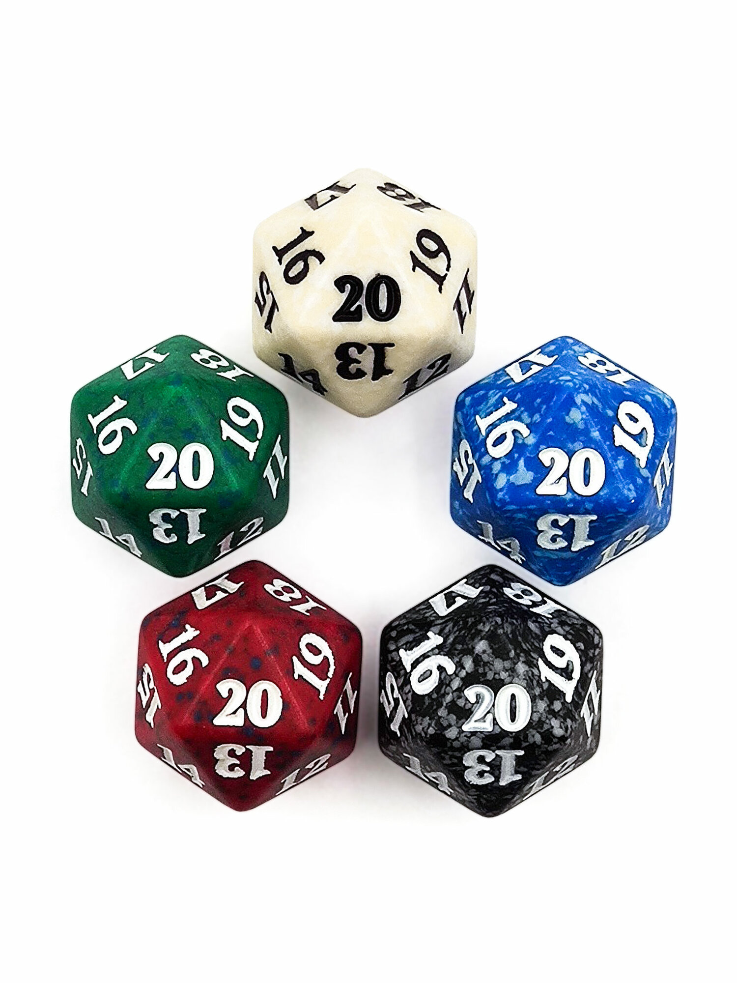 Премиум кубик каунтер Magic The Gathering счётчик жизни MTG d20 5 шт