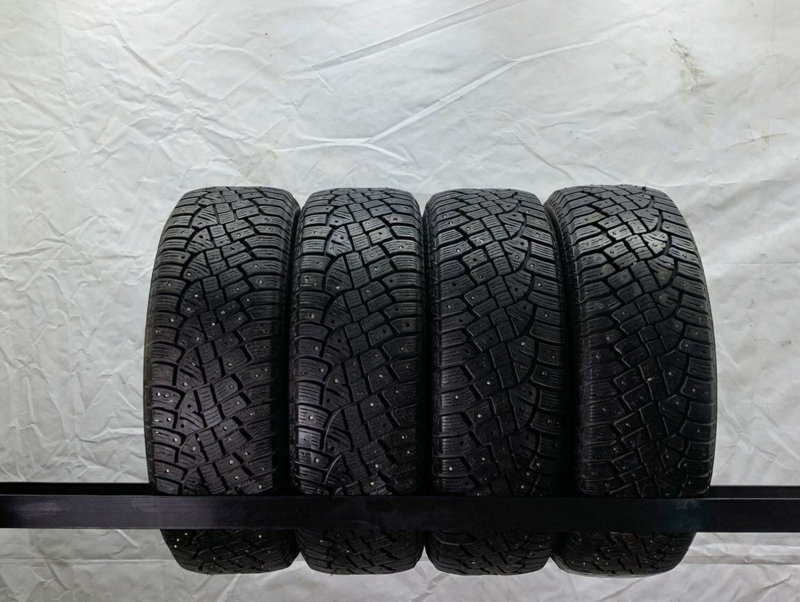Зимние БУ шины шипованные Continental Ice contact 2 195/65 R15 25.0% износ PT0008602 IYZ214