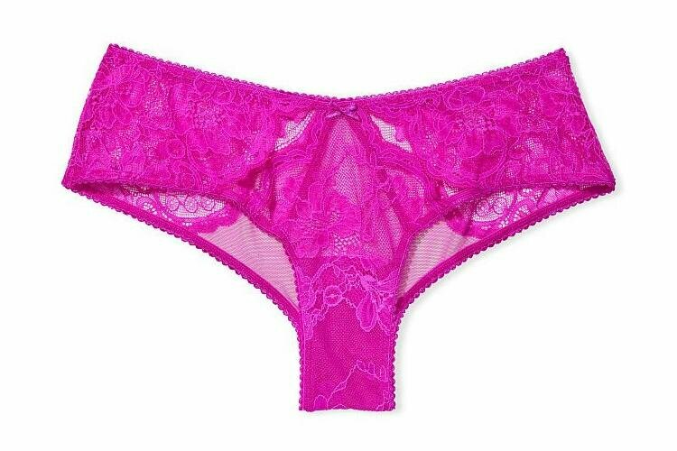 Трусики-стринги женские VICTORIA'S SECRET 10049946, розовые сиреневые, S EU
