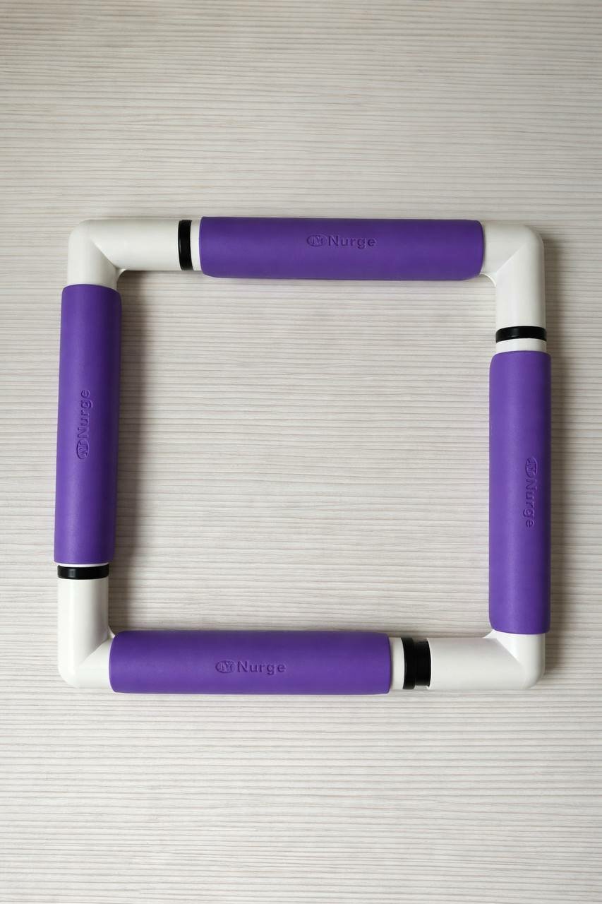 Ку-снапы пяльцы-рамка с клипсами Nurge 21х21см. 270-1/сиреневые