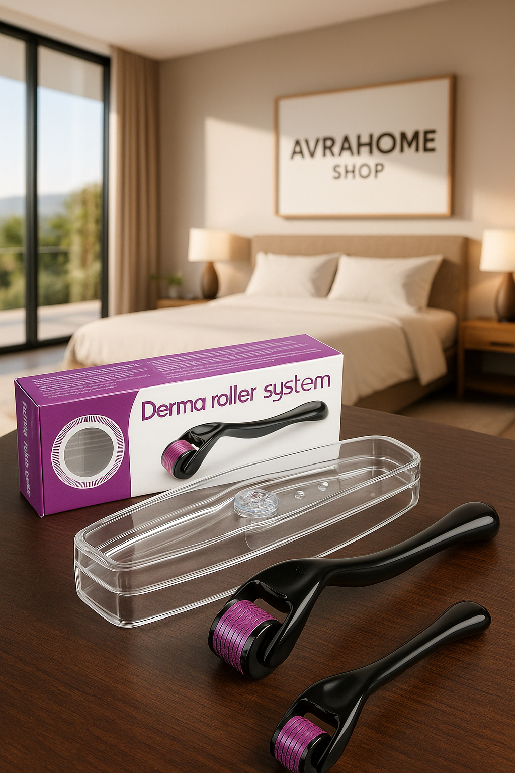 Набор 2в1 , Кинезио тейп 5м, Тейпирование по японской технологии, красота, омоложение, быстрое похудение, Мезороллер титановый с алмазной заточкой