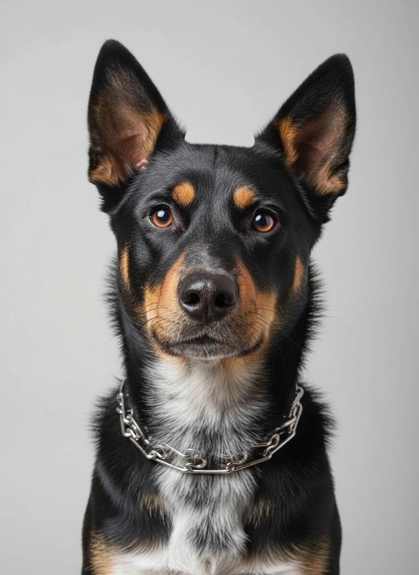 Ошейник для собак. Строгий с шипами 68 см myPet