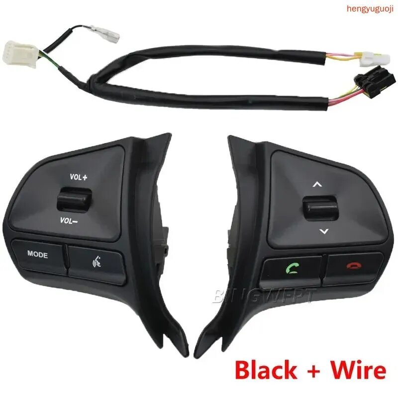 Вставка мультируля арт. 346475487 346475487 / Круиз-контроль / Кнопки руля КИА РИО 2 2011-2014 г. Bluetooth