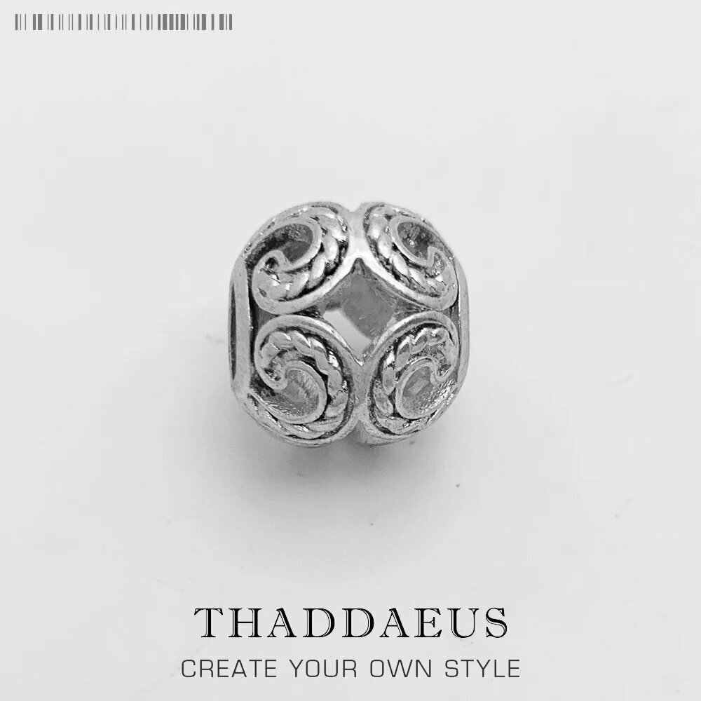 Бусина Thaddaeus серебристая, Color: 11