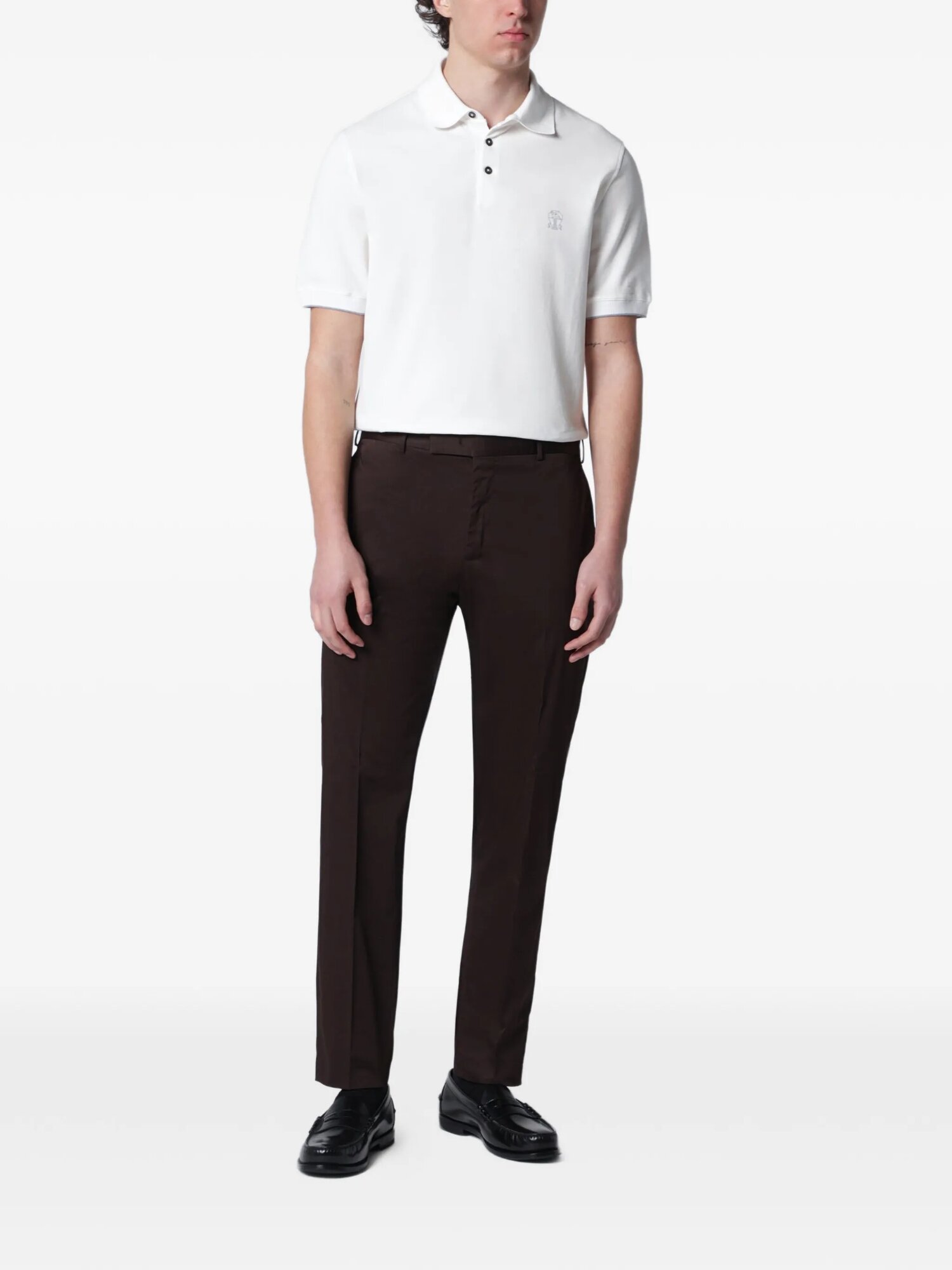 Брюки PT Torino Tailored trousers, размер 48, brown — фото 1