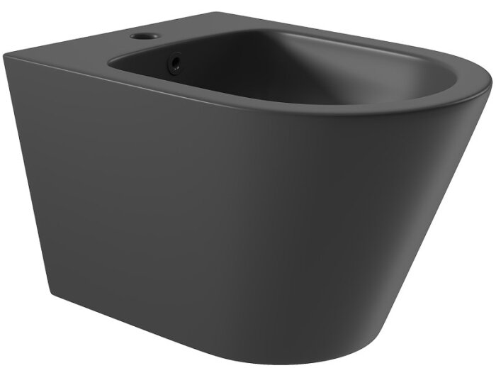 Биде подвесное Aqueduto CONE CON0340, черный матовый