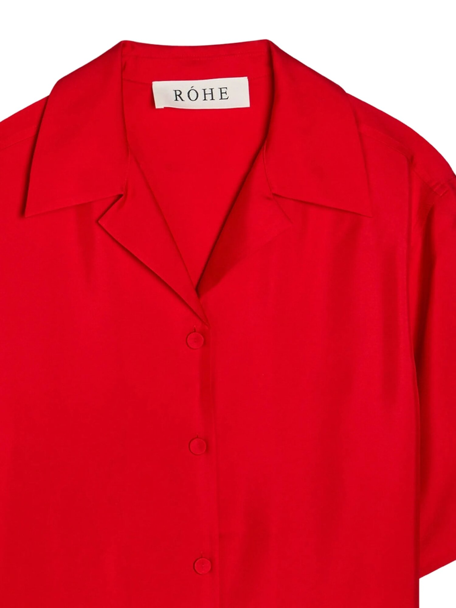 Рубашка ROHE Buttoned shirt, размер 34, красный — фото 1