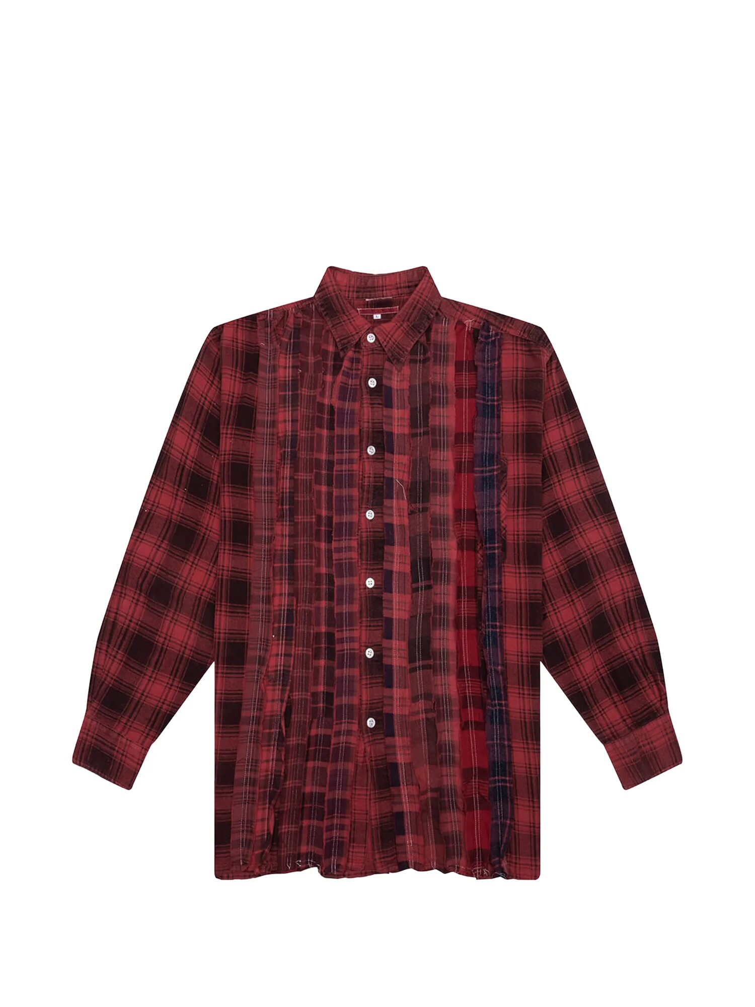 Рубашка Ribbon over dye flannel shirt