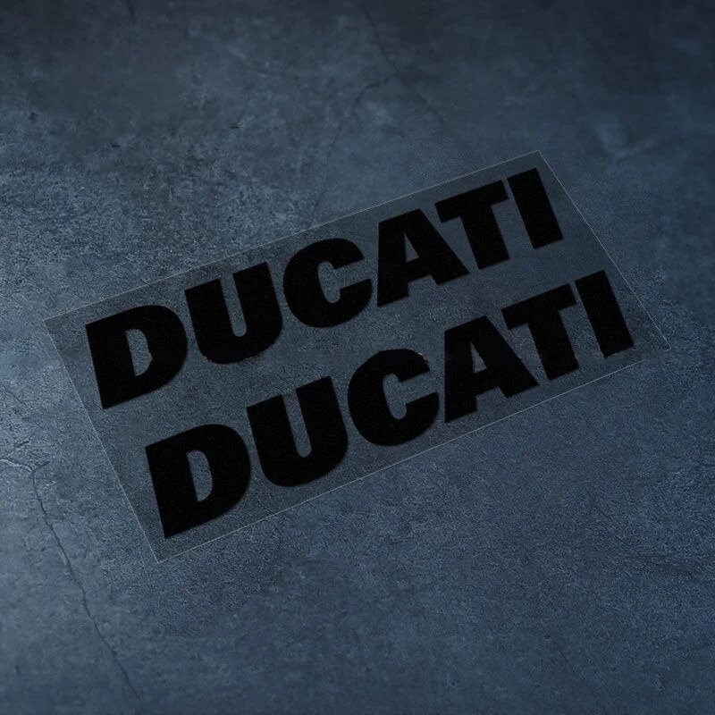 Виниловые наклейки для декора мотоциклов Ducati, светоотражающие водонепроницаемые наклейки для шлемов, гоночные декали, автомобильные аксессуары, стикеры