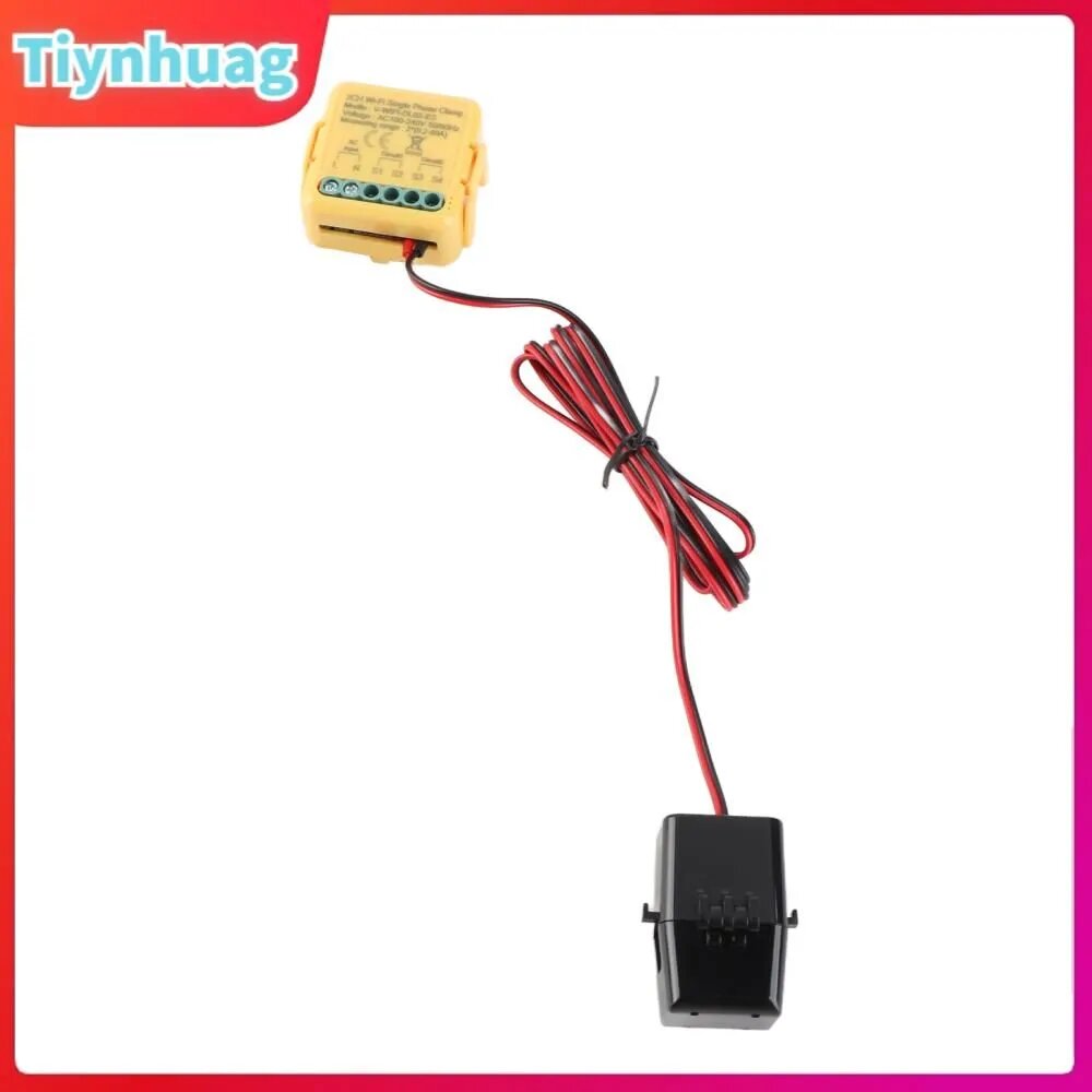 Измеритель мощности Tuya Wi-Fi Многоцветный 1CH