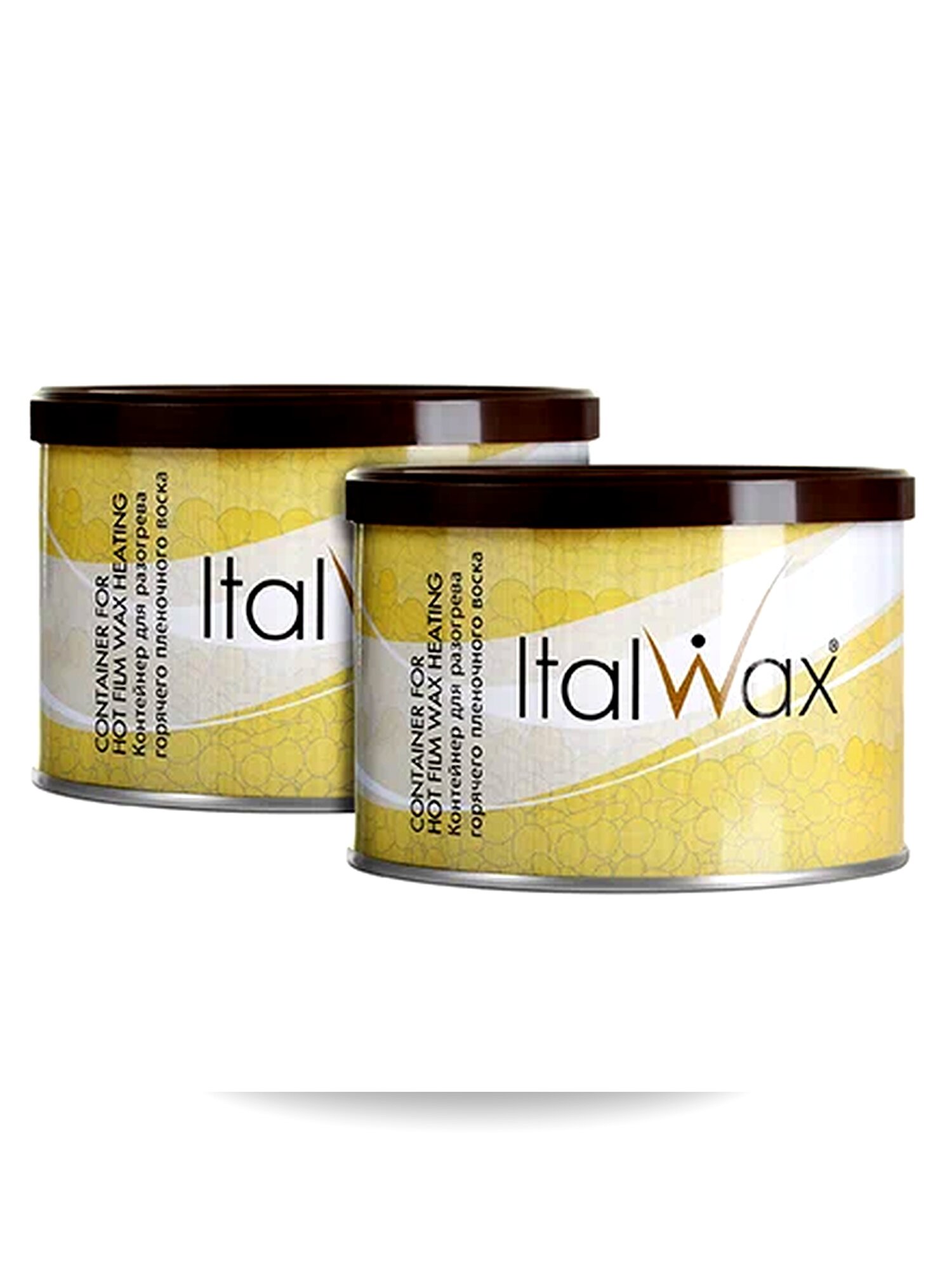 Сменная чаша для воскоплава Italwax металлический контейнер для воска, набор 2 шт, 400 мл
