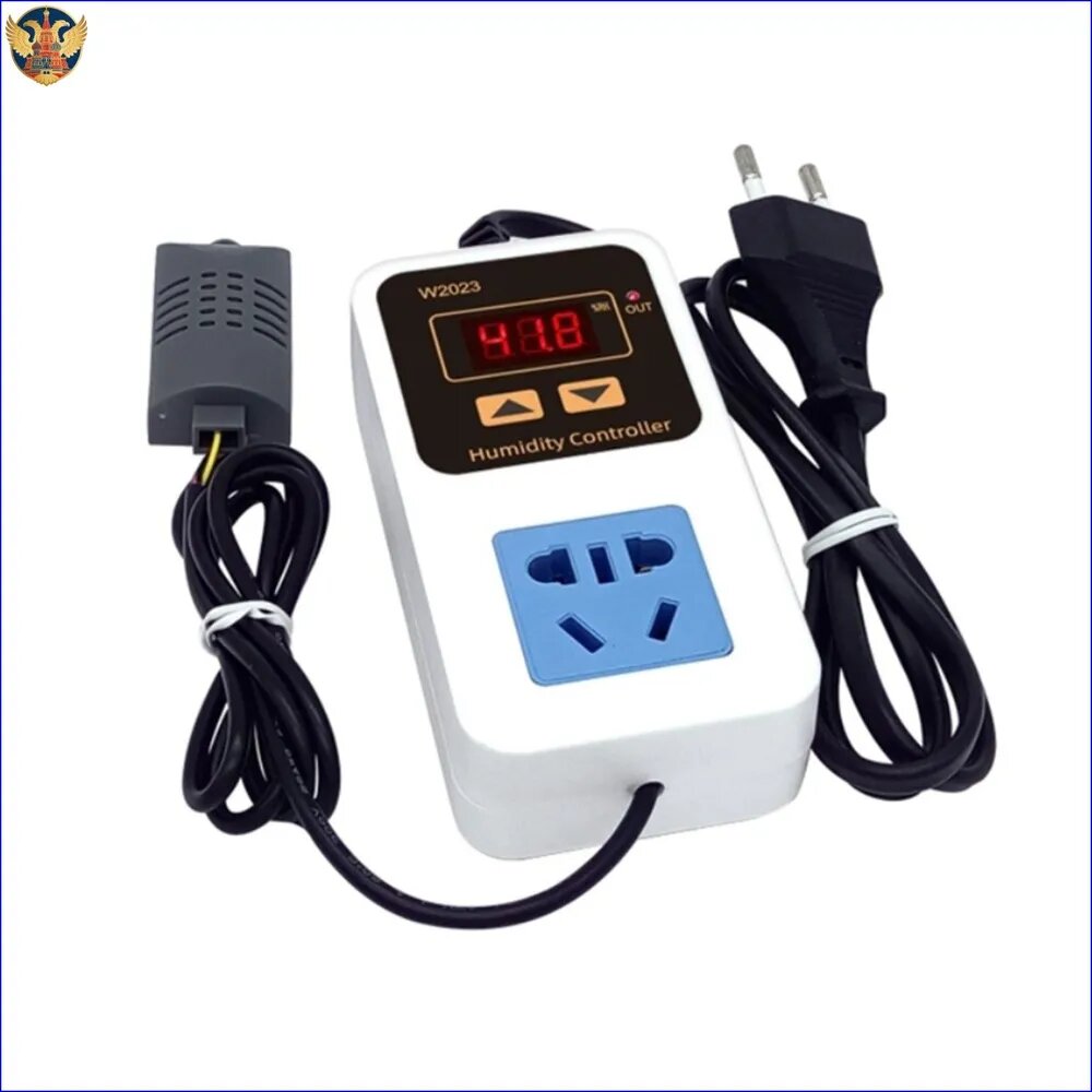 W2023 Цифровой дисплей Контроллер влажности Управление увлажнителем воздуха Вилка ЕС