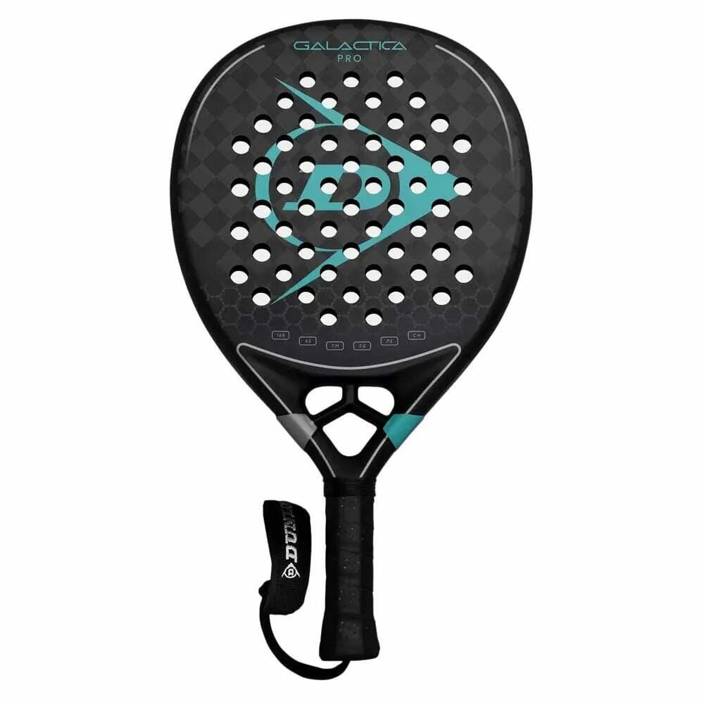 DECATHLON Ракетка для падел тенниса Dunlop Galactica Pro 25, черный, баланс 268 мм, рамка 38 мм