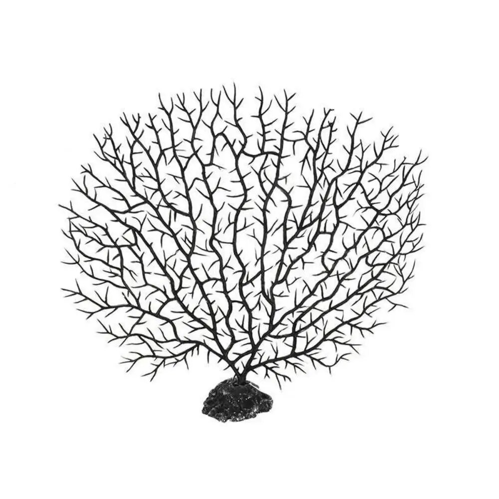 Черное железное дерево для аквариума Foundtwo, black-M