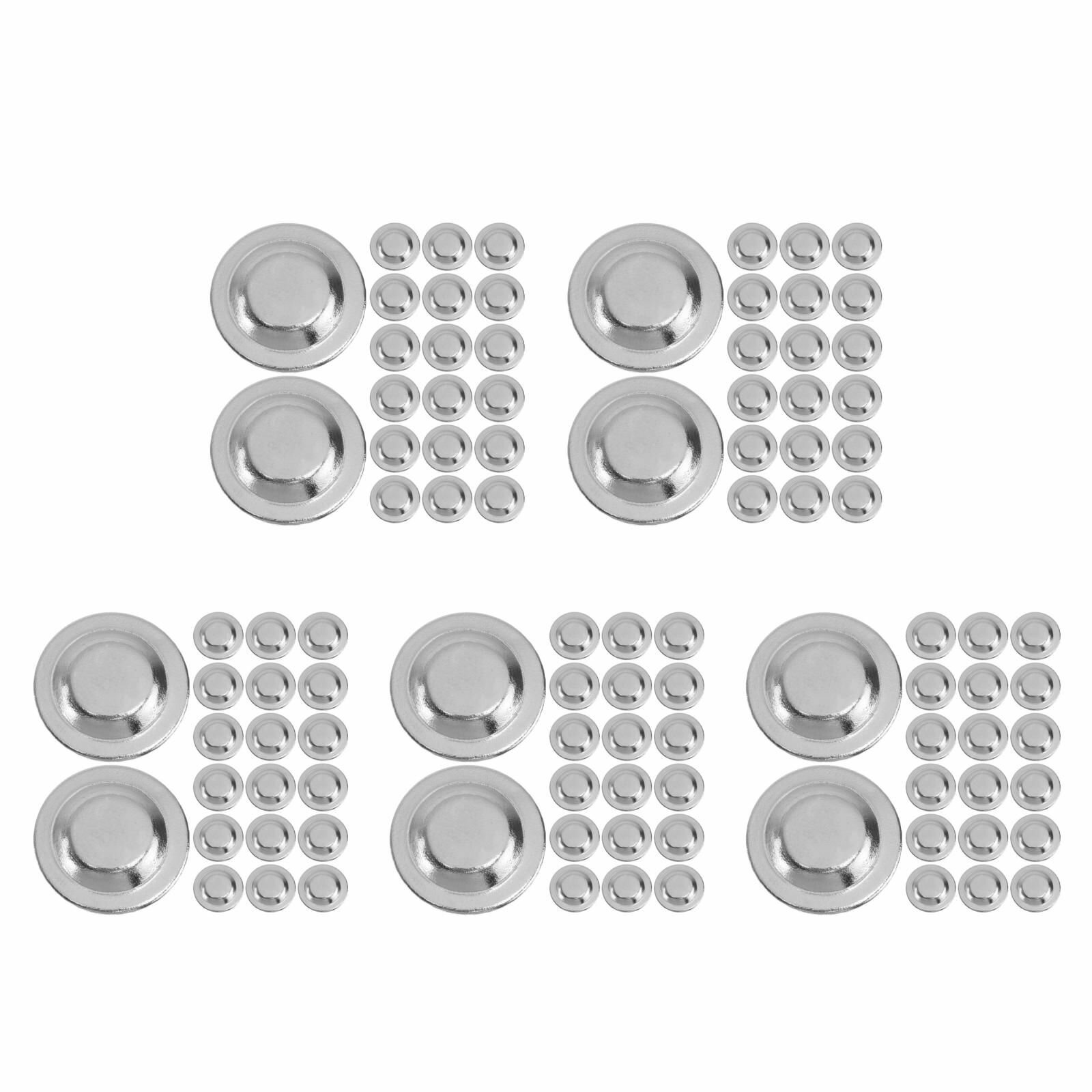 Железные магнитные крепления для значков круглой формы серебристого цвета, набор 150 шт, для офисного использования