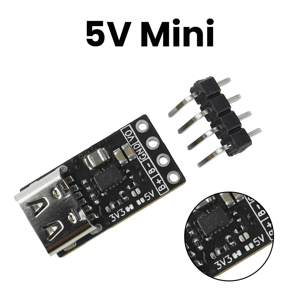 5V Mini Модуль ИБП Type-C для микроконтроллеров