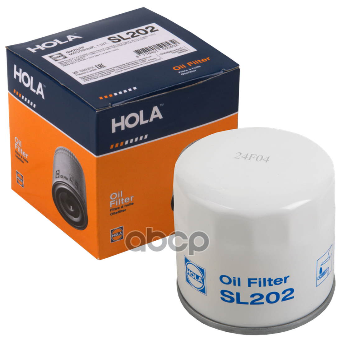 Фильтр масляный FORD Fiesta, Fusion, Mondeo, Focus, Focus II 1.4, 1.6l, MAZDA 2 HOLA арт. SL202