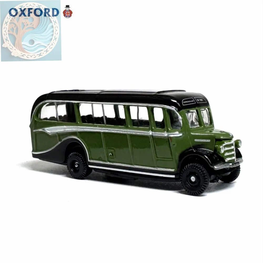 Игрушечная машинка OXFORD Bedford OB Coach Connemara Bus 1/148 из металлического сплава — фото 1