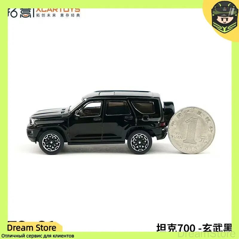 Машинка XCARTOYS 1/64 #T2-31 Tank 700 Black Alloy Car Model Toy Gift