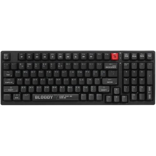 S98 BLACK / Клавиатура проводная A4Tech Bloody S98 (механическая Bloody BLMS Red Plus, клавиш - 98,