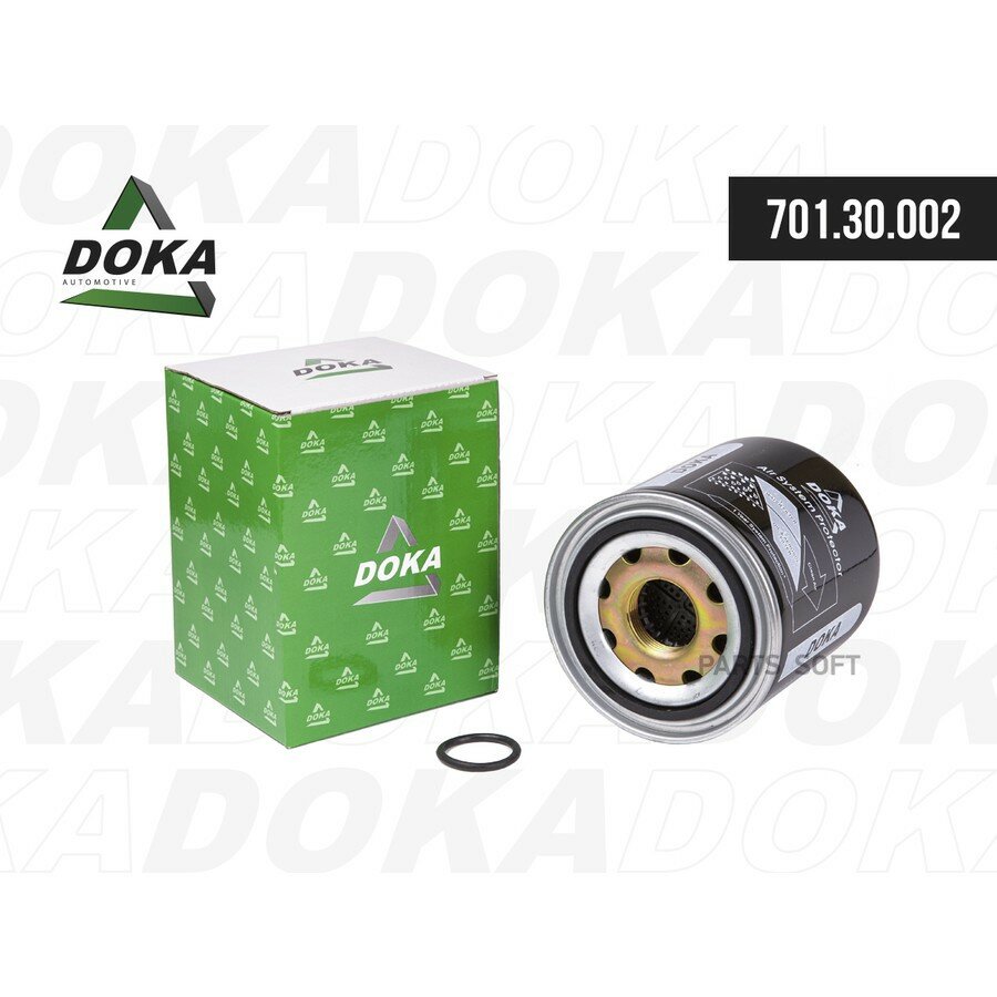 DOKA 70130002 Фильтр осушителя воздуха 13bar H180 139mm G1 14-11 14BAR SCANIA, RVI (RHT) влагомаслоо