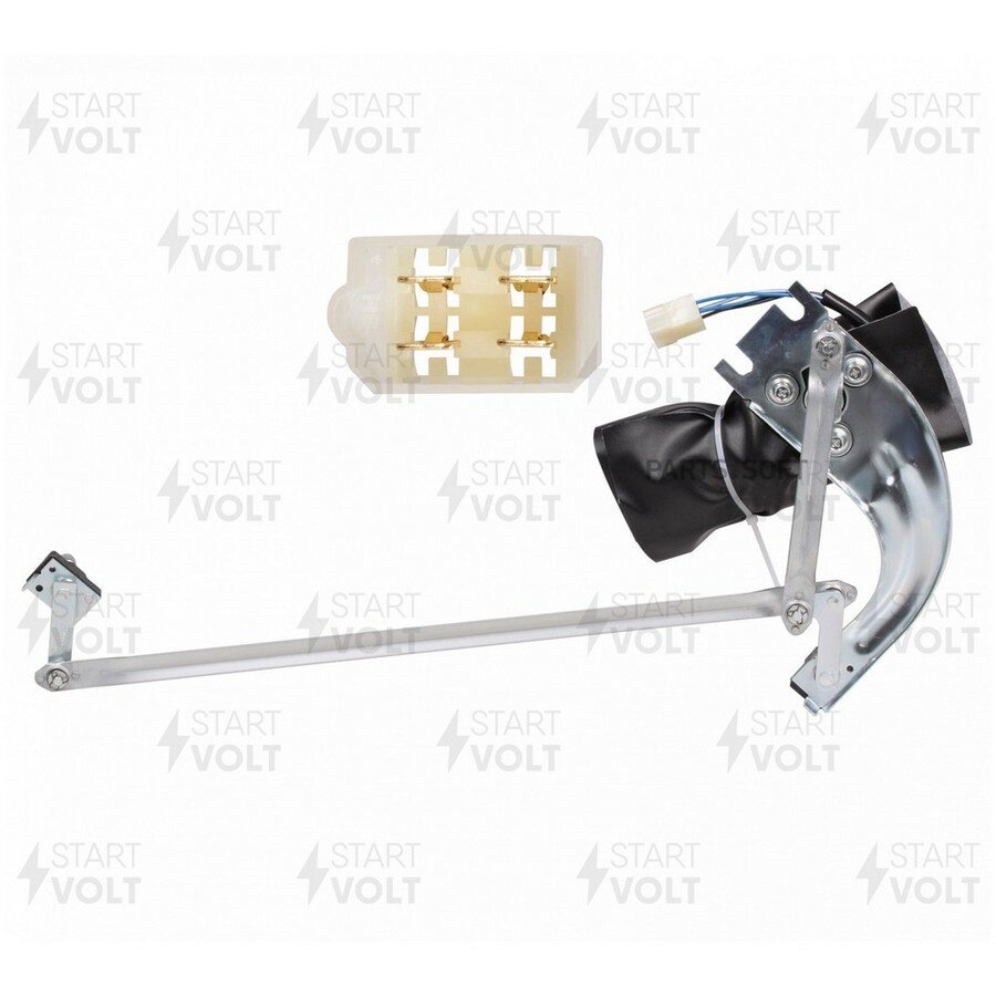 STARTVOLT VWA 01003 Моторедуктор стеклоочистителя СтартВольт ВАЗ 2101-2107 в сборе с трапецией