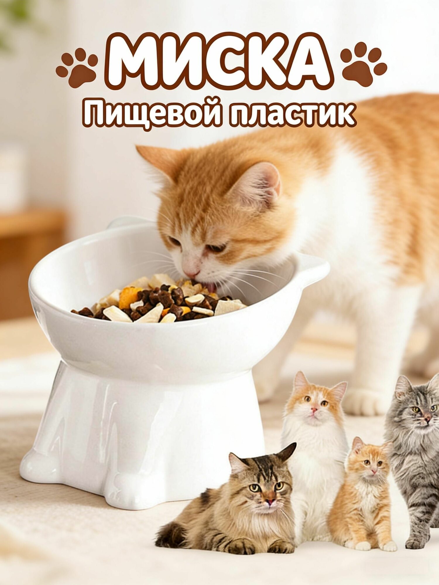 Кошачья Еда Чаша