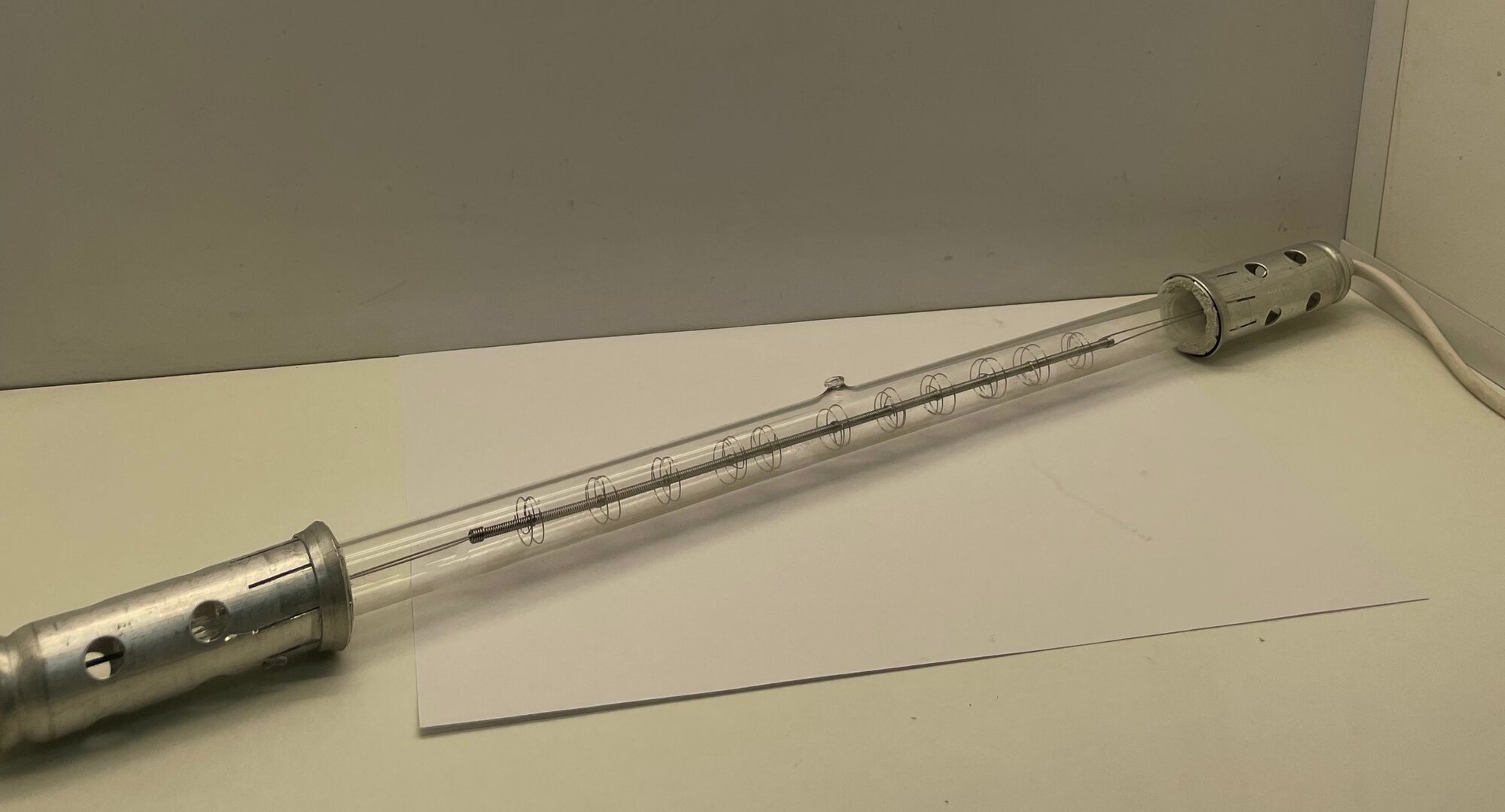 Лампа тепловая кварцевая галогенная КГ 230-5000 (542; K27S/96) SELZ.