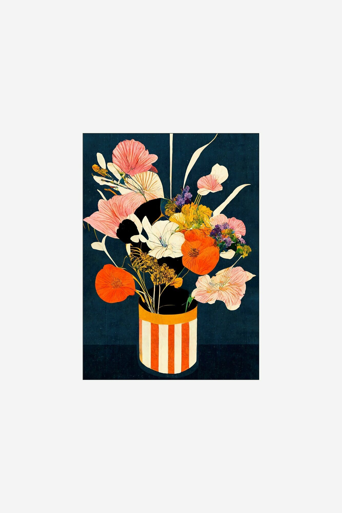 Плакат H&M 50х70 см Treechild - Flowers At Night