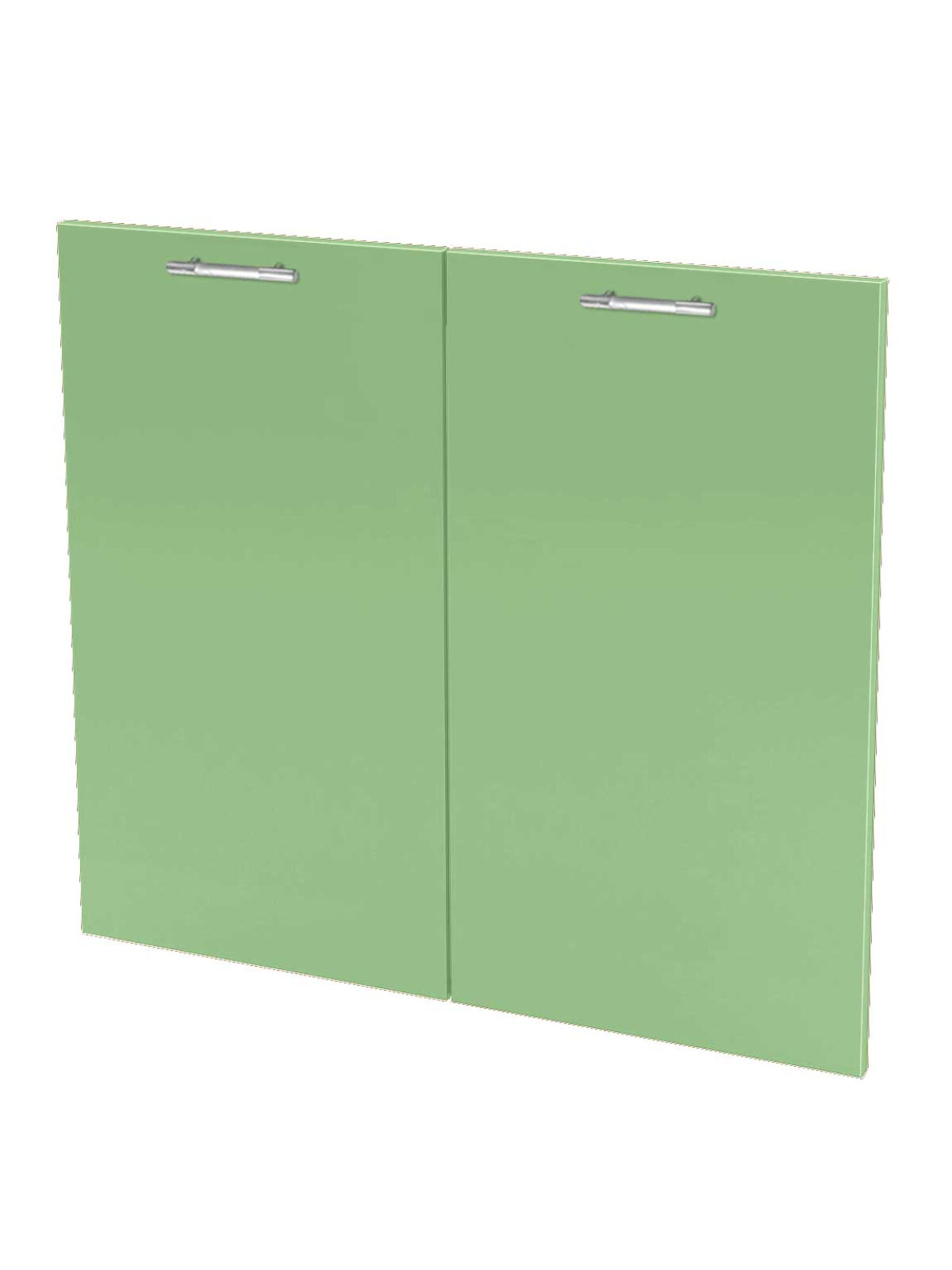 Кухонный фасад Ф-250 олива глянец (Ксения) Huge Mebel. Ширина 792 Высота 916. Кухонные фасады