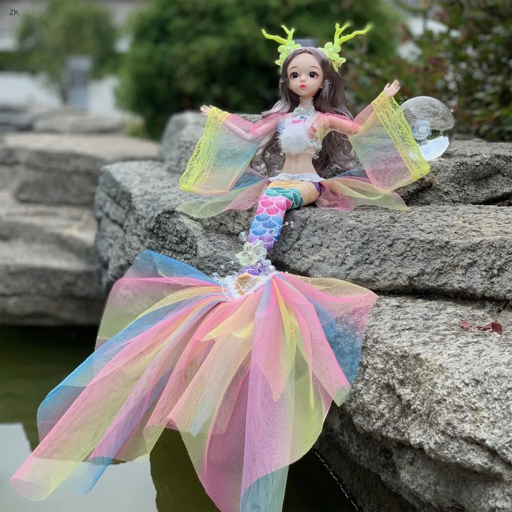 Игрушка подарок для девочки "Кукла малышка Русалочка (рост 45 см.)