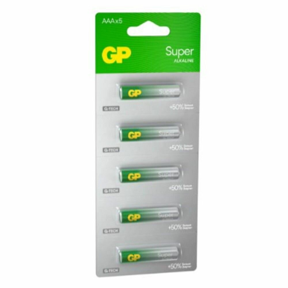 Gp Батарейка 24AA21 - 2CRSC5 60 600 Super Alkaline G - Tech 5 шт. в уп - ке