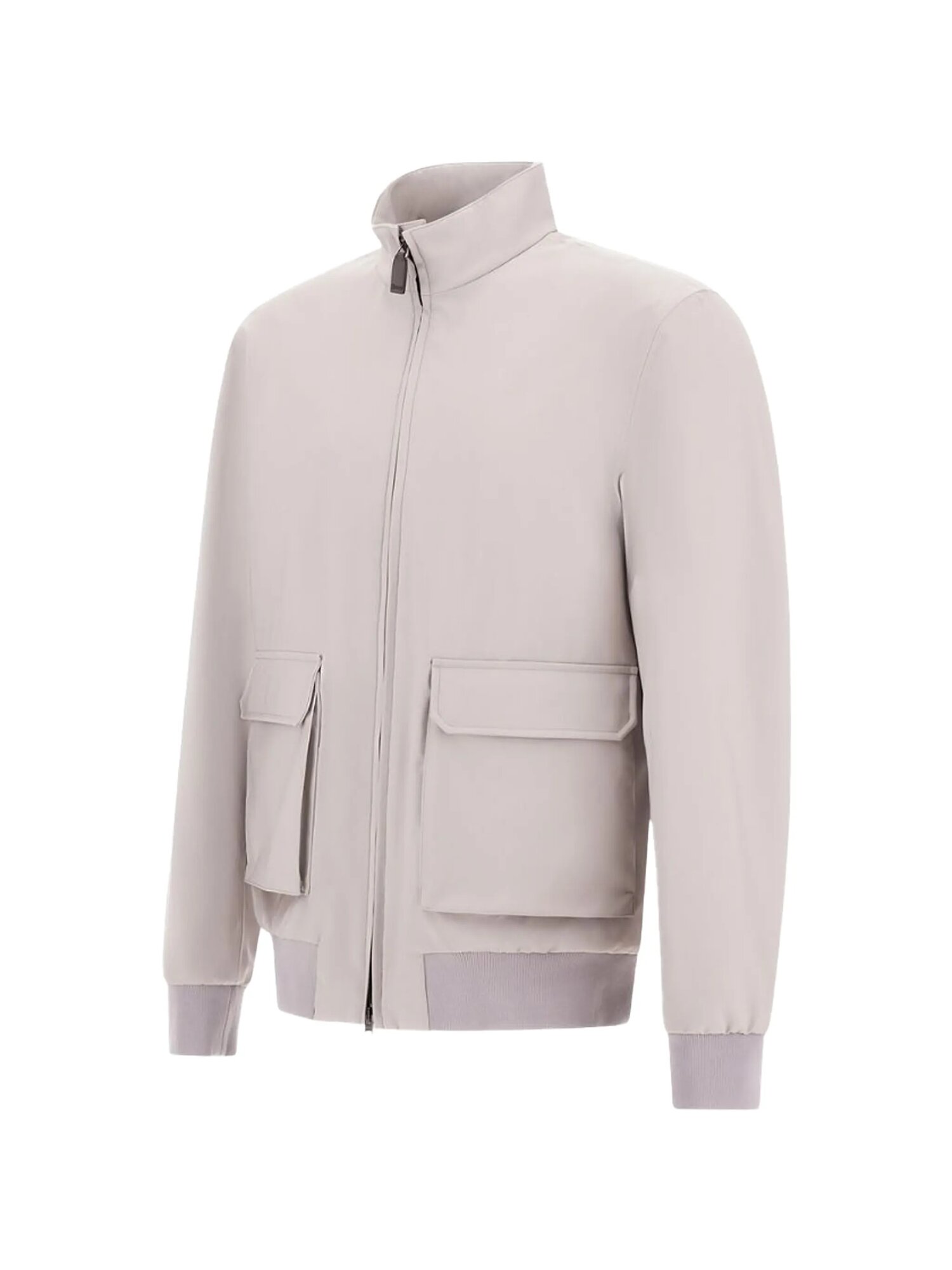 Куртка Herno Zip-up wool bomber jacket, размер 48, разноцветный — фото 1