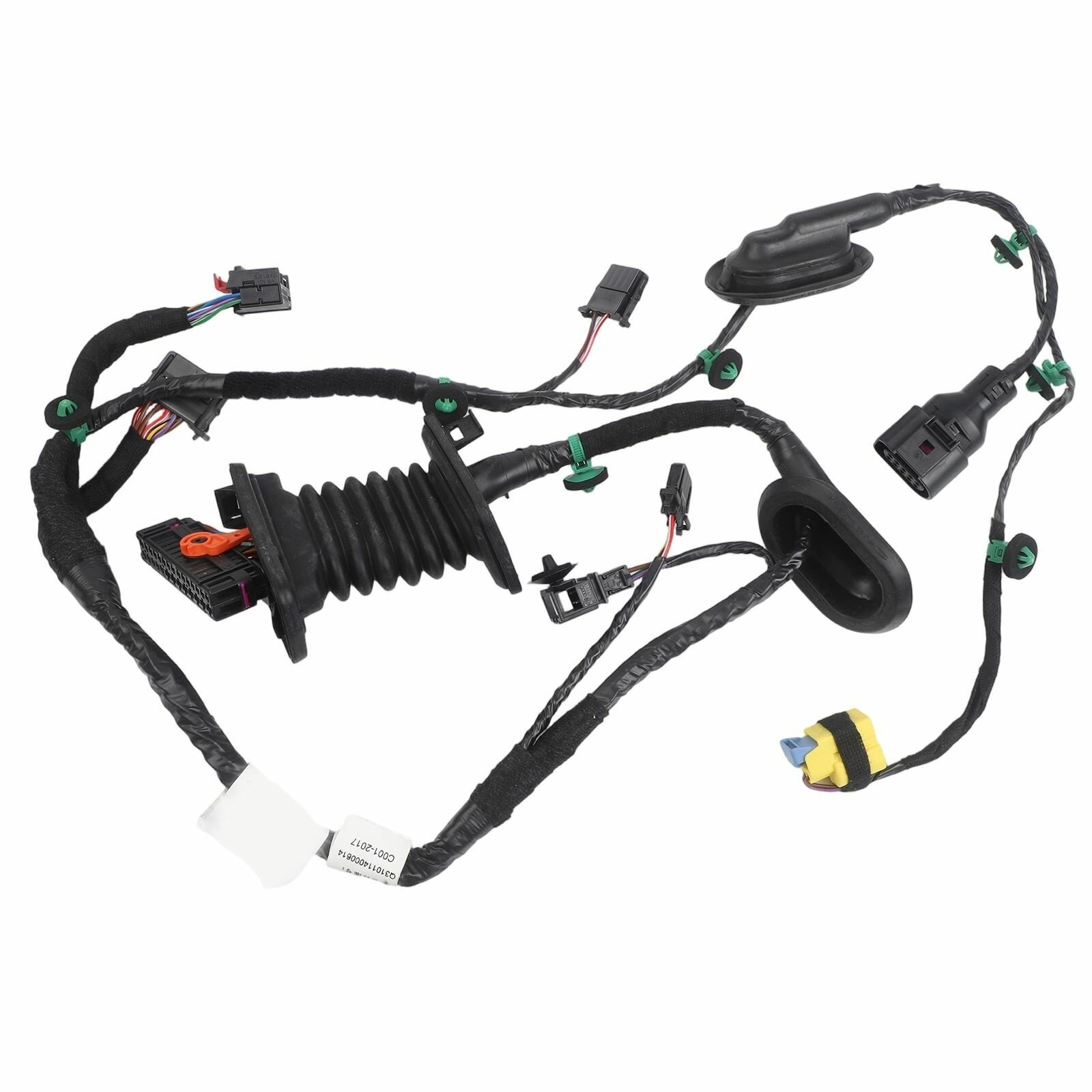 Жгут проводов передней левой двери для VW Jetta / Golf MK5 2006-2010, замена 1K0971120BK, черный ABS для автомобиля