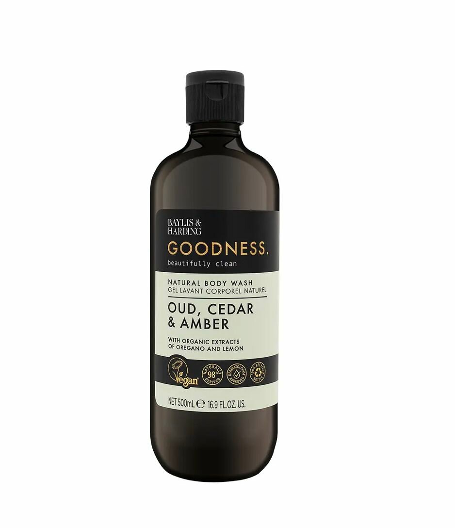 Baylis & Harding - Goodness Oud, Cedar & Amber Body Wash Гель для душа 500 мл