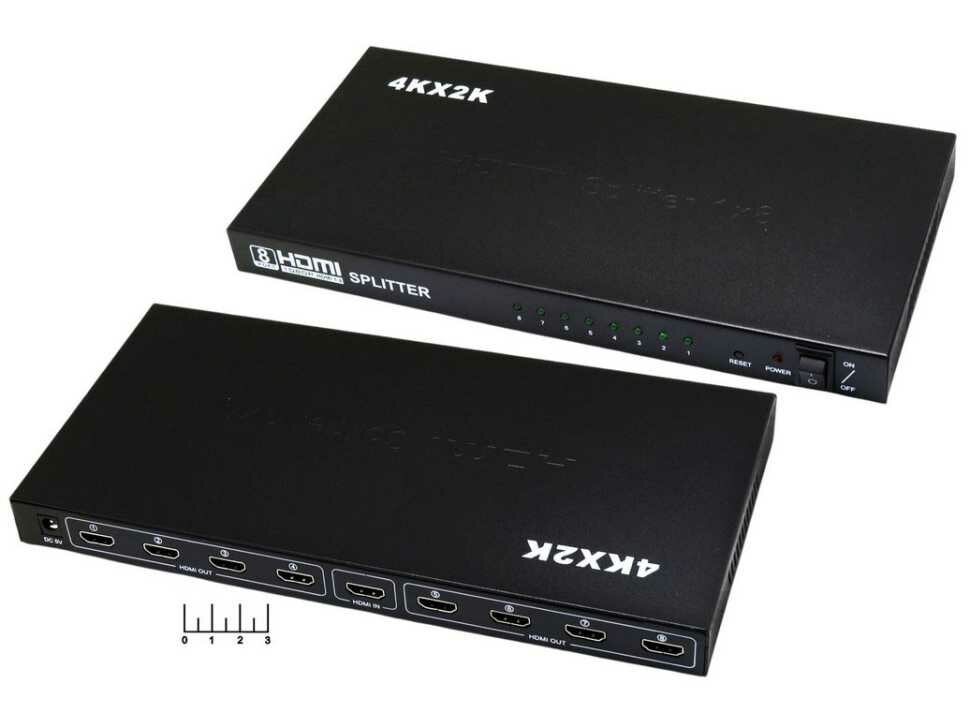 Сплиттер HDMI 1 вход 8 выходов DSP-8PH4-03 Cablexpert