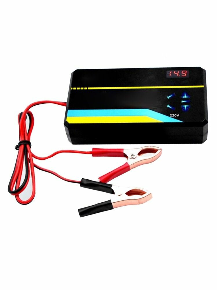 Автомобильный инвертор 12/24В 200W — преобразователь DC в 220В для автомобиля, черный, ABS, прямая установка