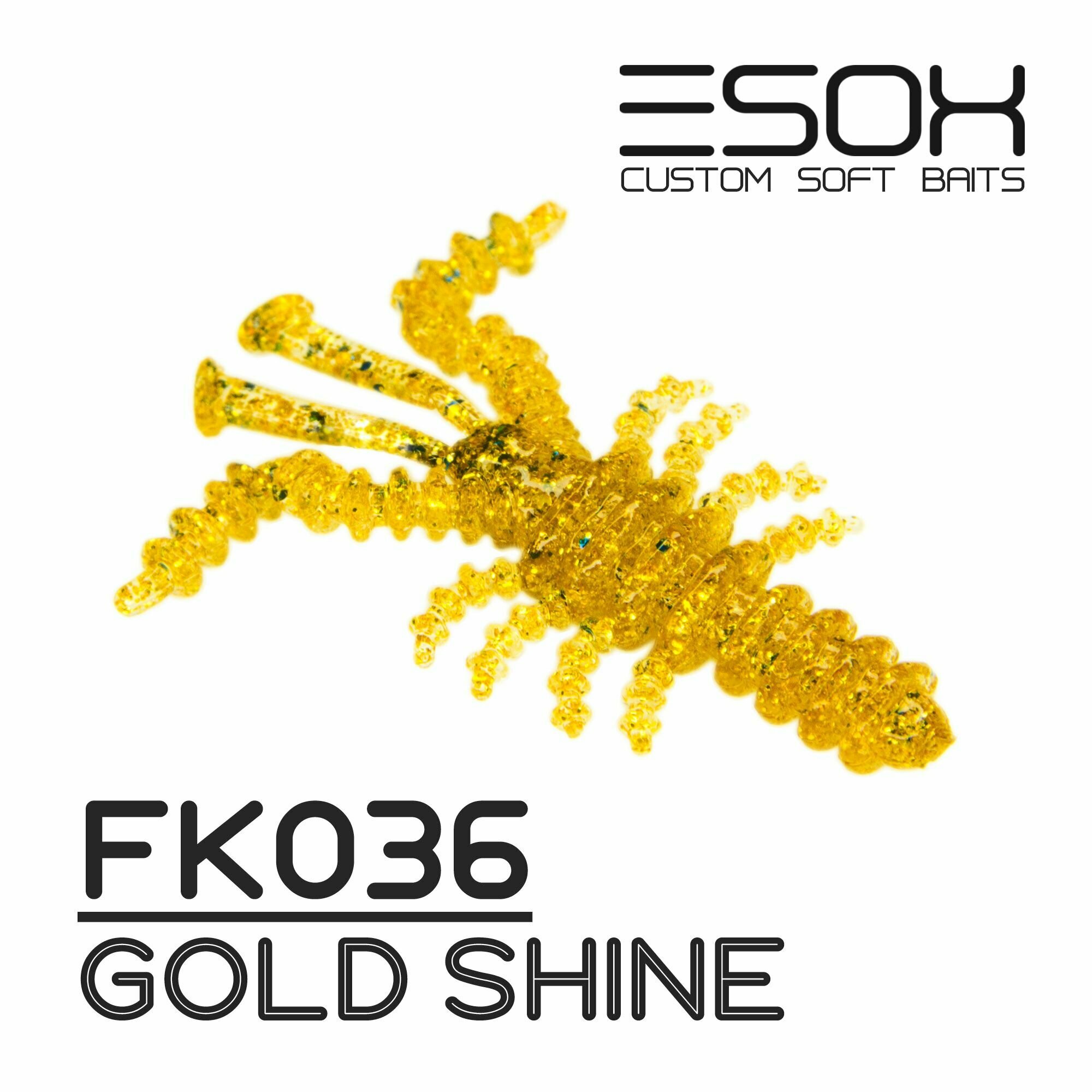 ESOX Musya 1.4" (35мм) 9шт. / Мягкая приманка для рыбалки