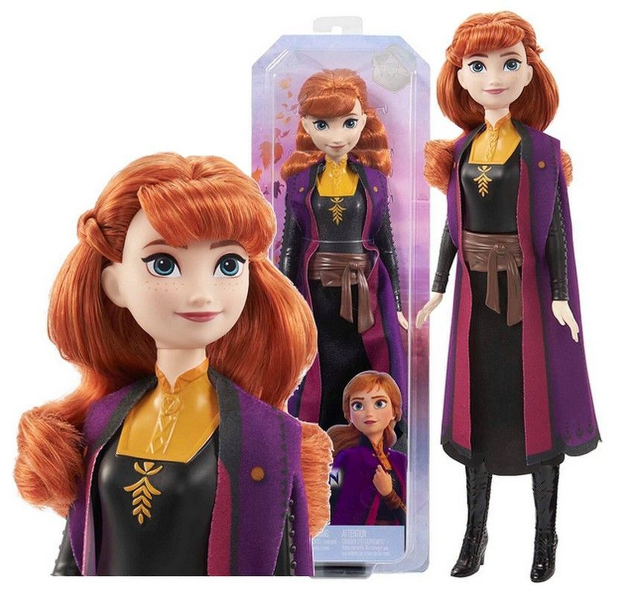 Кукла Mattel Disney Princess (HLW50)- Анна из Холодное сердце 2