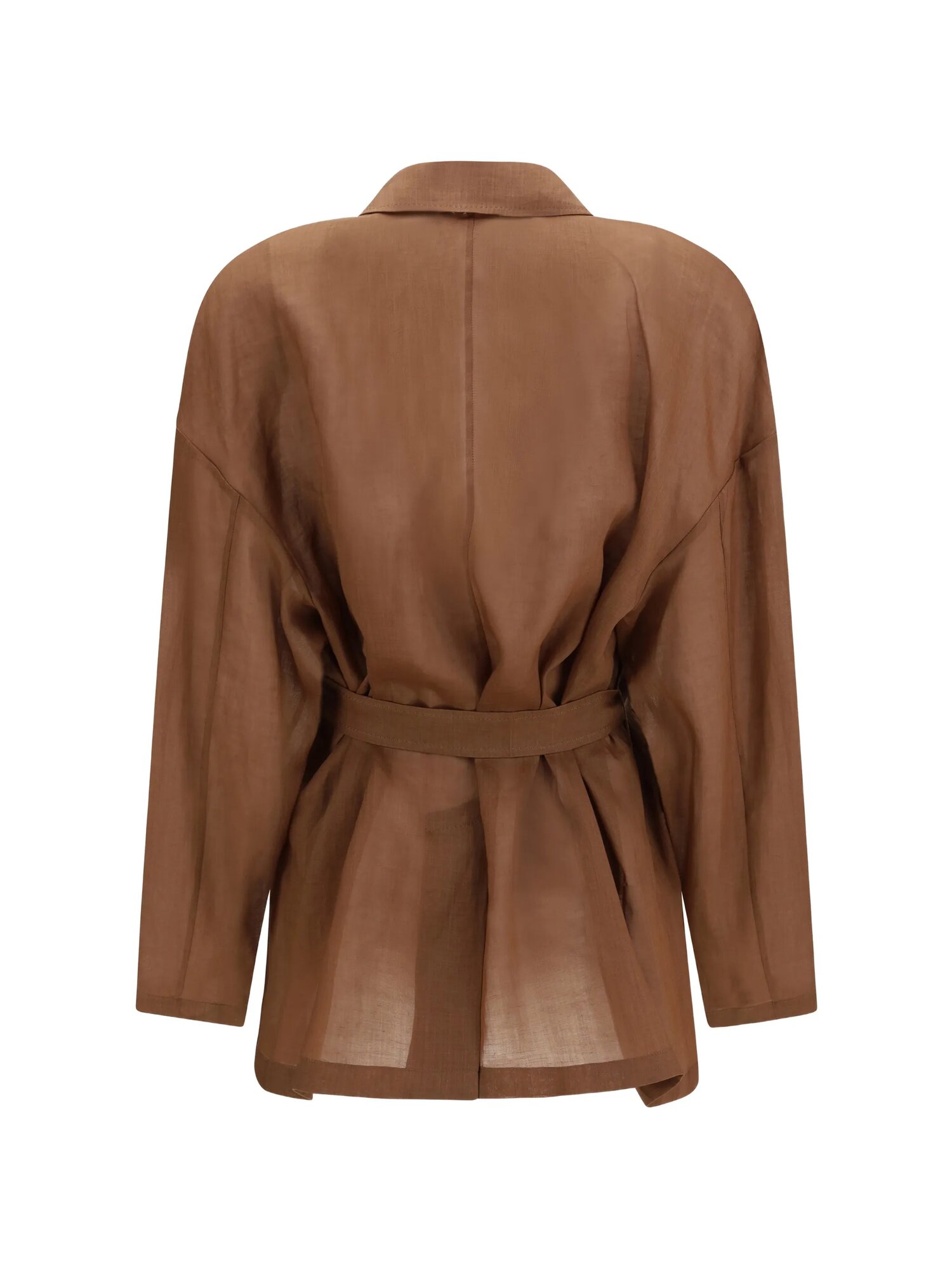 Куртка Max Mara Belted jacket, размер 40, brown — фото 1
