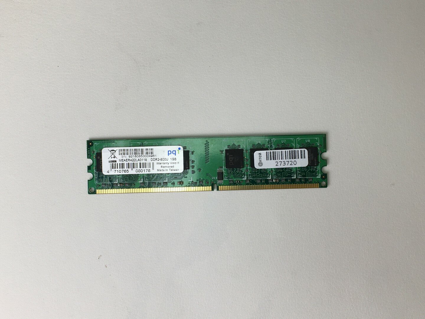 Оперативная память DIMM DDR2 1Gb PC-6400 PQI MEAER422LA0118
