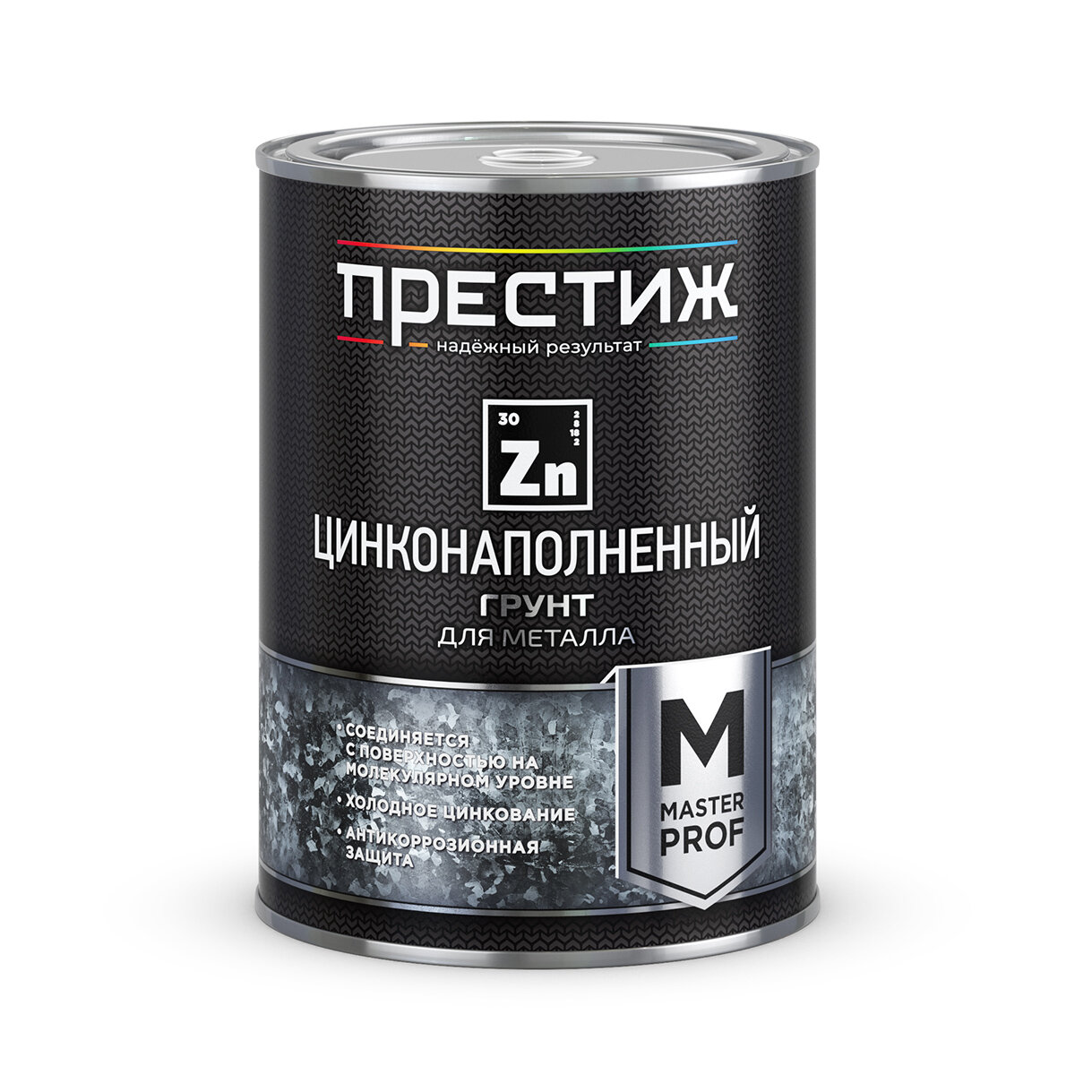 Грунт Престиж цинконаполненный, для металла, серый, 1 кг 01-025-086-010