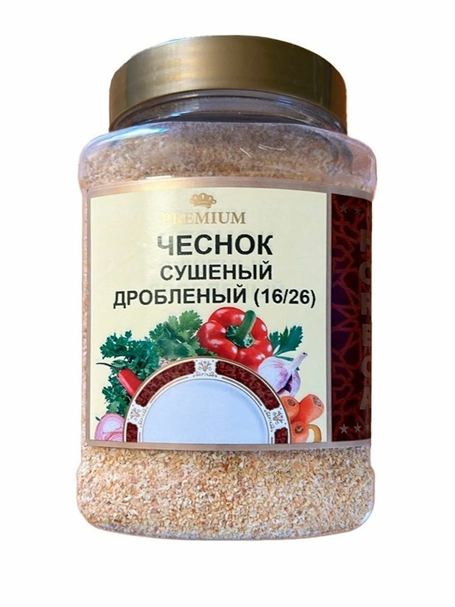 Чеснок Мой Продукт Сушеный Дробленый 16/26, 600г