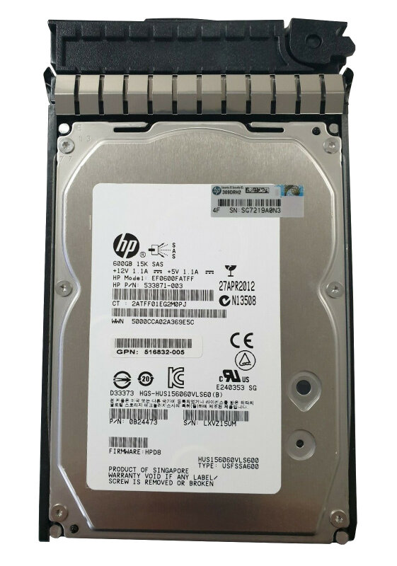 Жесткий диск HP 667118-001 600Gb SAS 3,5" HDD