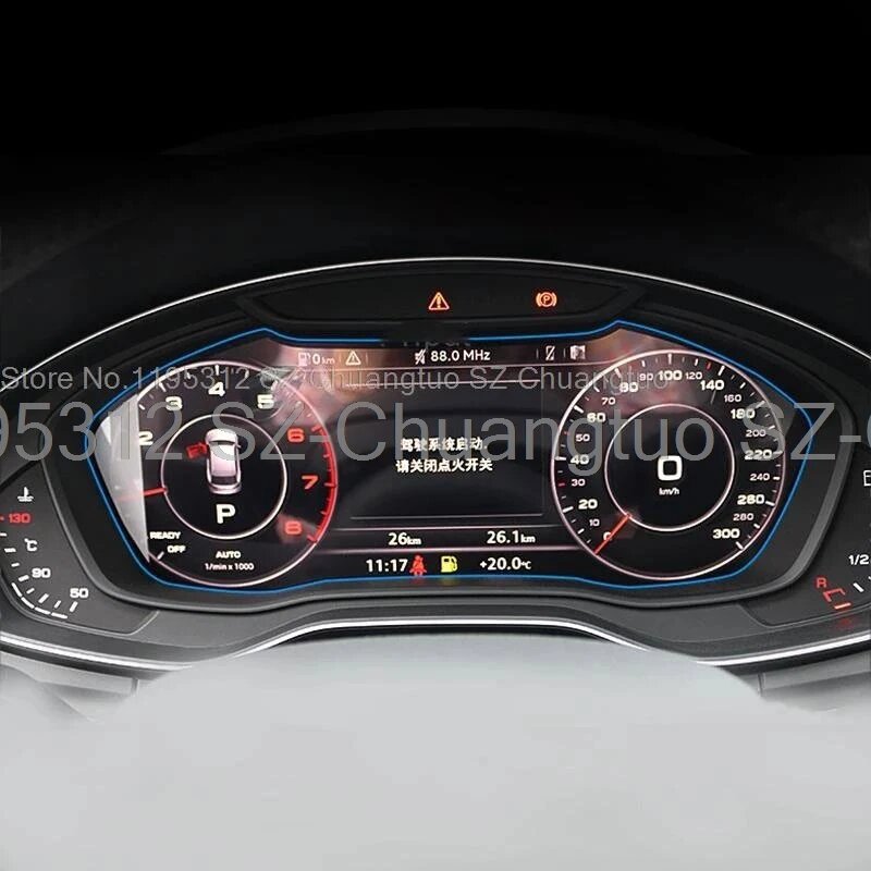 Защитная пленка из закаленного стекла для Audi A4 B9 S4 A5 S5 Q5 2016-2019, автомобильная пленка для ЖК-дисплея, пленка против царапин