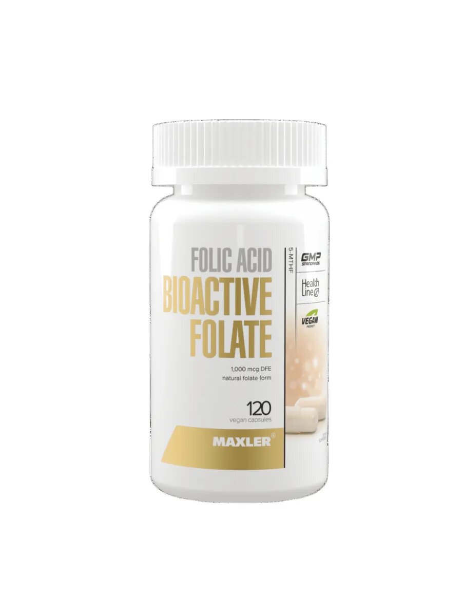 Макслер Фолиевая Кислота Биоактивный Фолат / Maxler Folic Ac