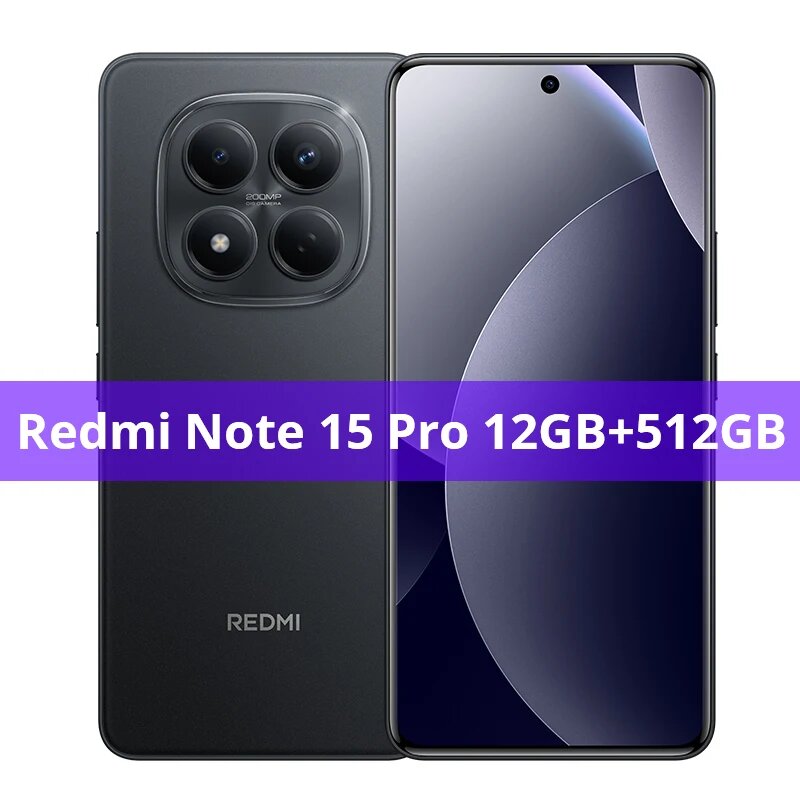 Смартфон Xiaomi Redmi Note 15 Pro 4G, 12/512ГБ, global