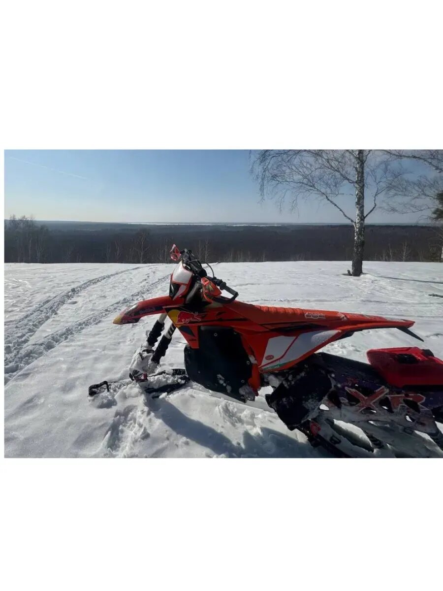 Защита двигателя мотоцикла 2T SnowBike от снега HUSQVARNA
